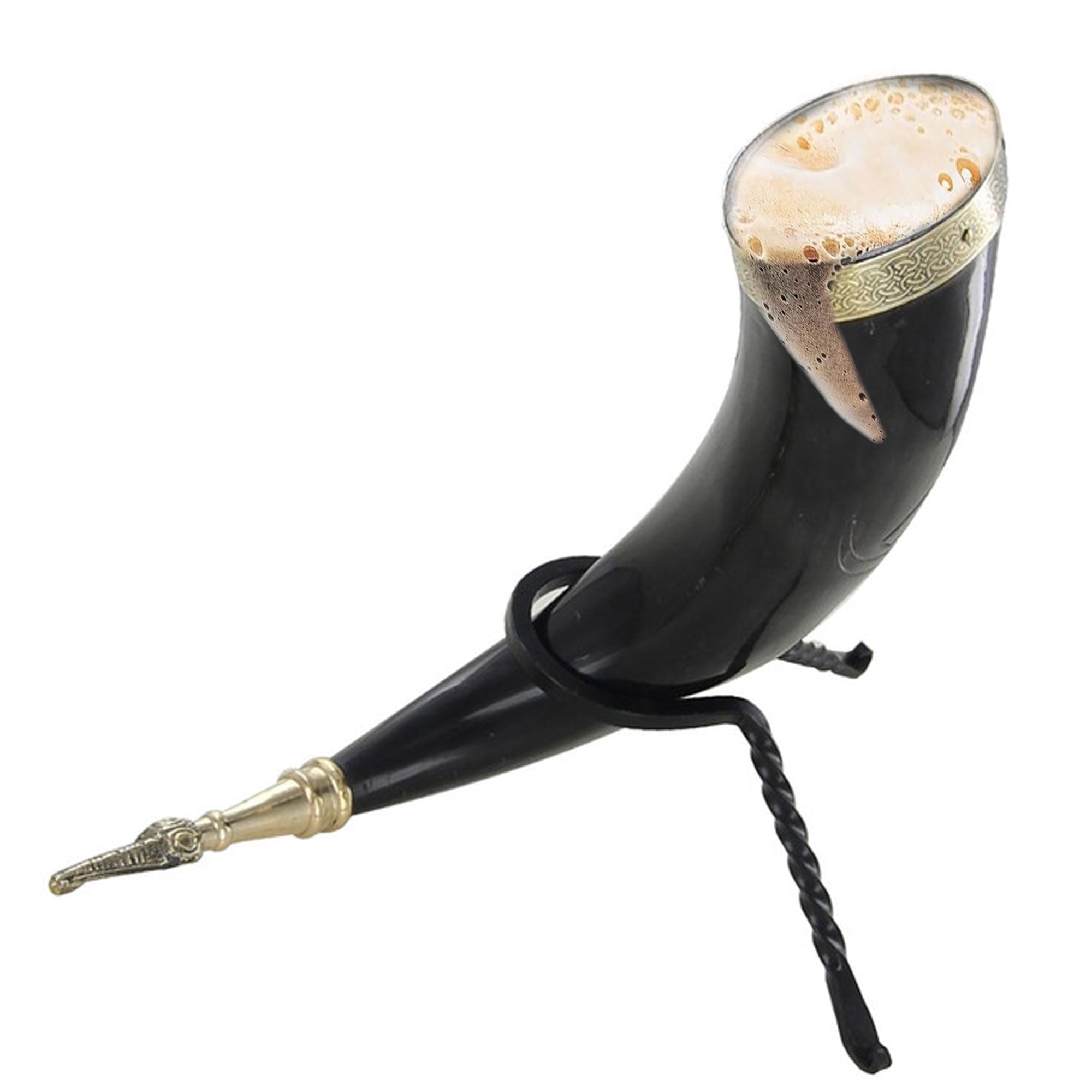 Armory Replicas Horn of Odin Skaldenmet Hand Carved Functional Medieval ...