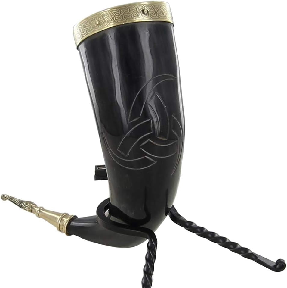 Armory Replicas Horn of Odin Skaldenmet Hand Carved Functional Medieval ...