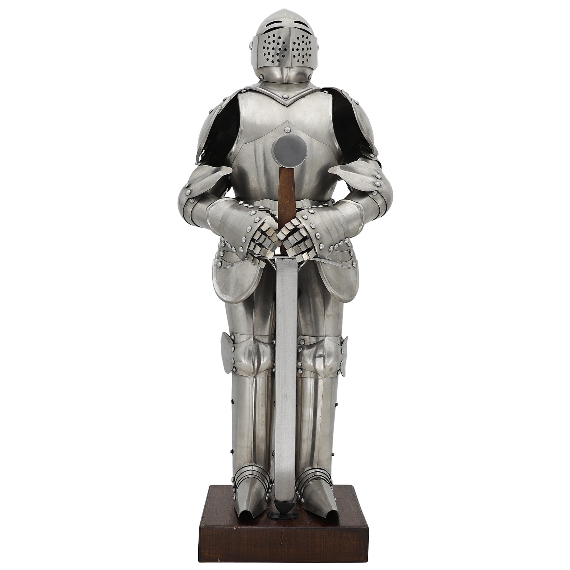 Armory Replicas Knight in Shining Armor Medieval Statue - 27" Tall ...
