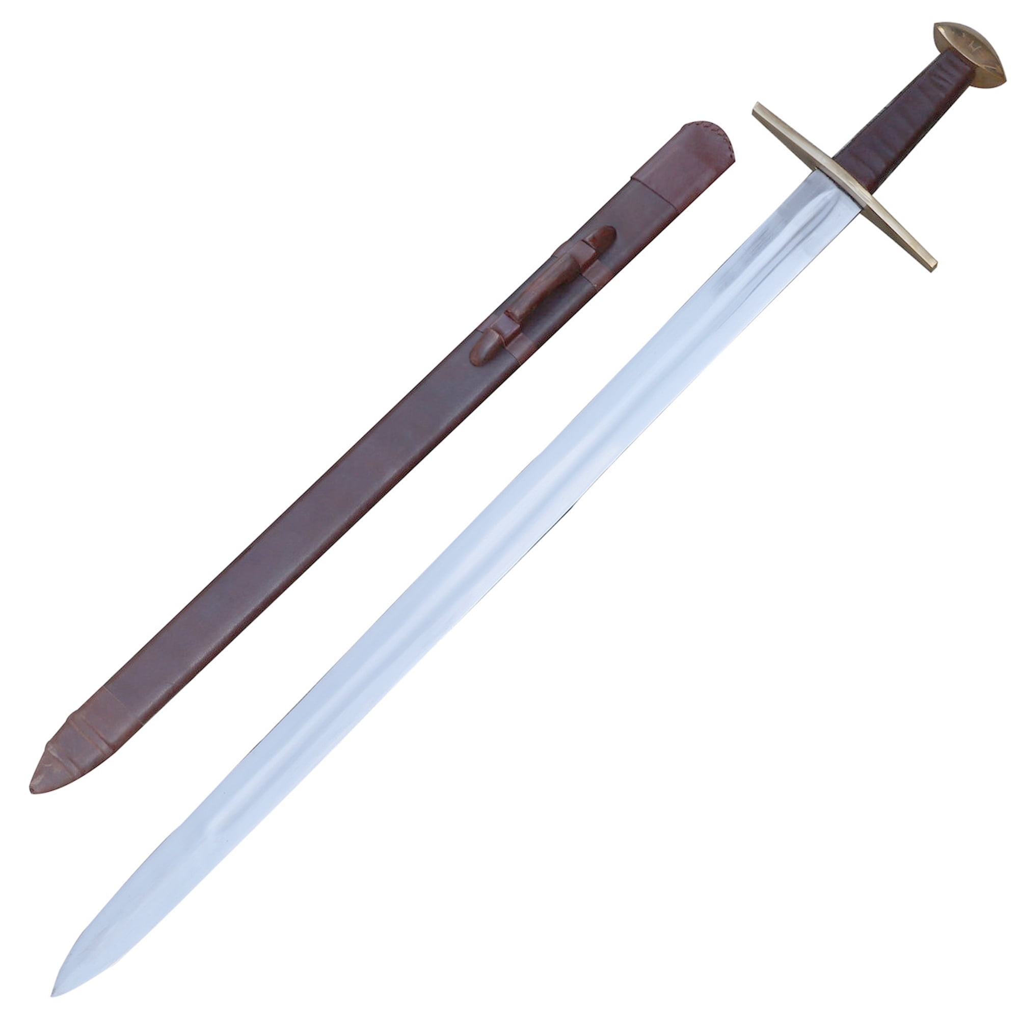 Armory Replicas Knight's Valor Medieval Arming Sword – 38" EN45 Steel ...