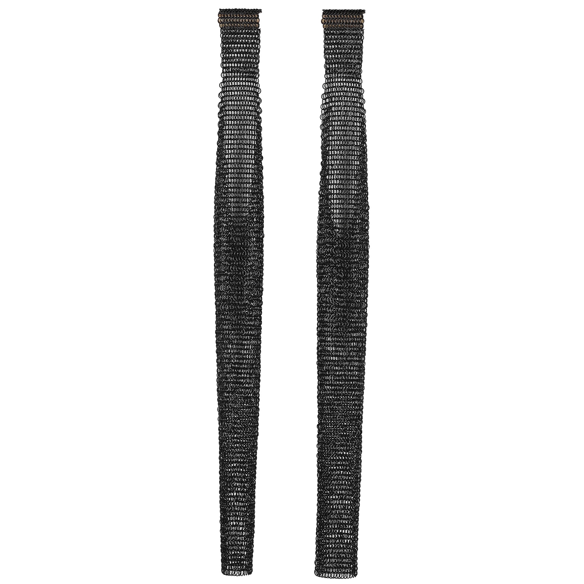 Armory Replicas Leg Pair Chainmail Black - Full Leg Protection, 10/16 ...