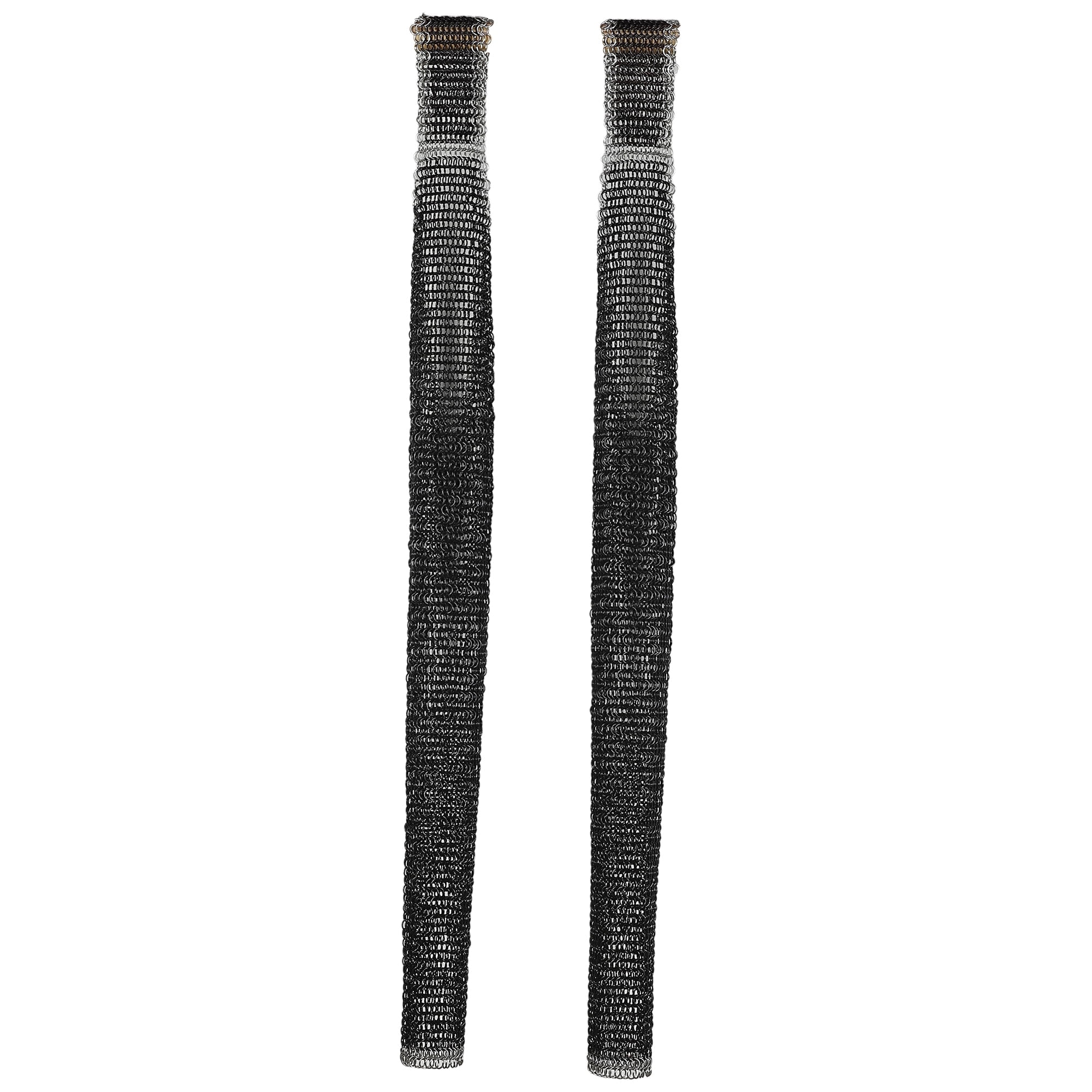 Armory Replicas Leg Pair Chainmail Black/Silver - Full Leg Coverage, 10 ...