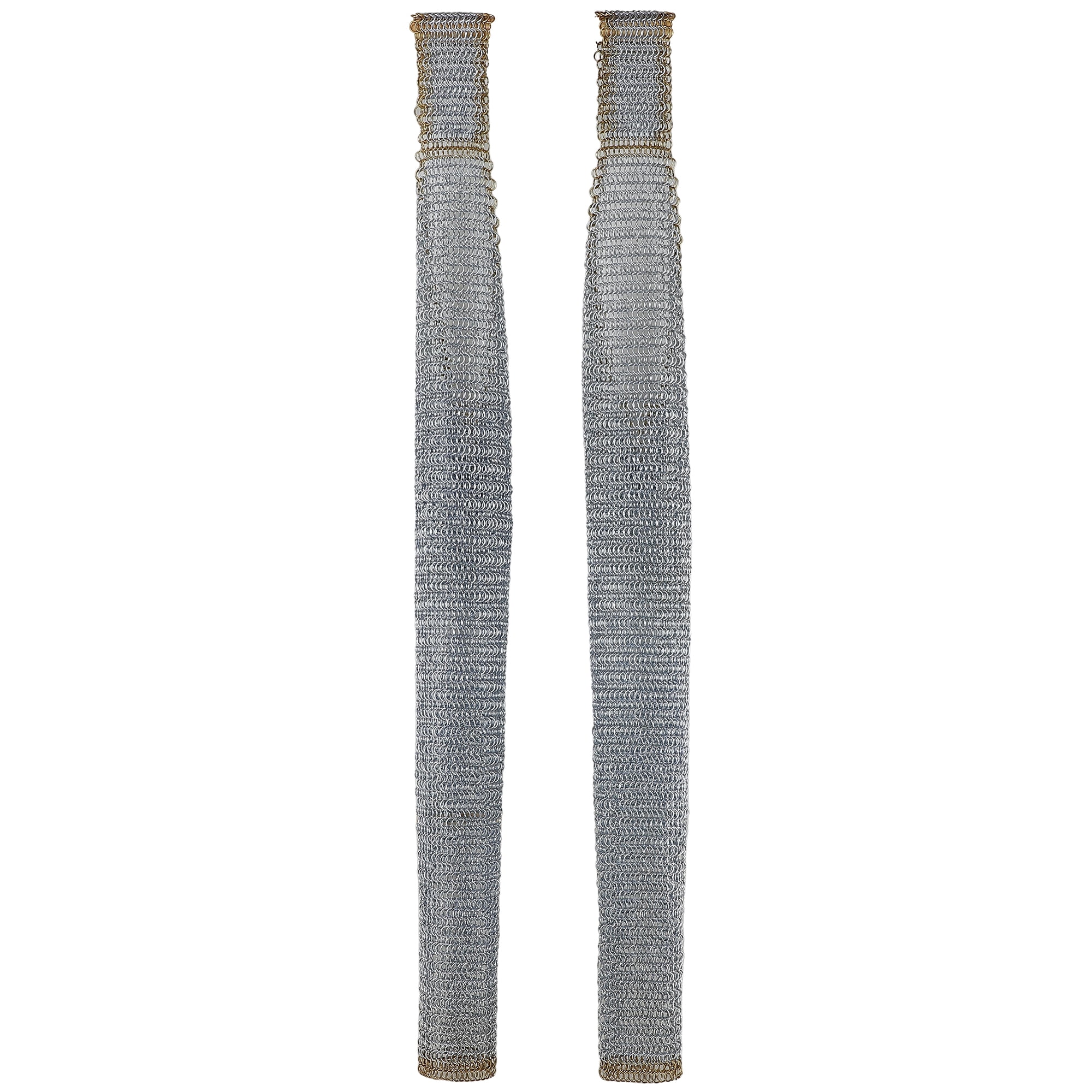 Armory Replicas Leg Pair Chainmail Silver/Gold - Full Leg Coverage with ...