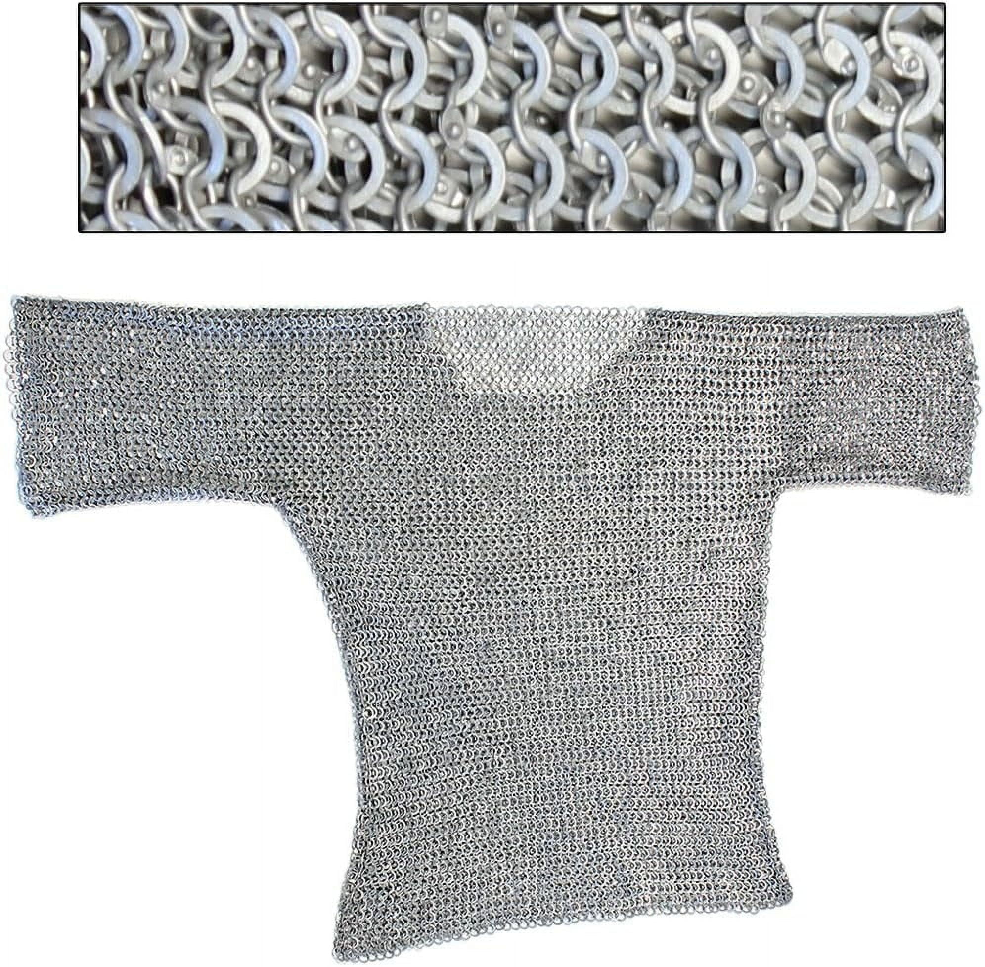 Armory Replicas Lightweight Aluminum Haubergeon Chainmail Large ...