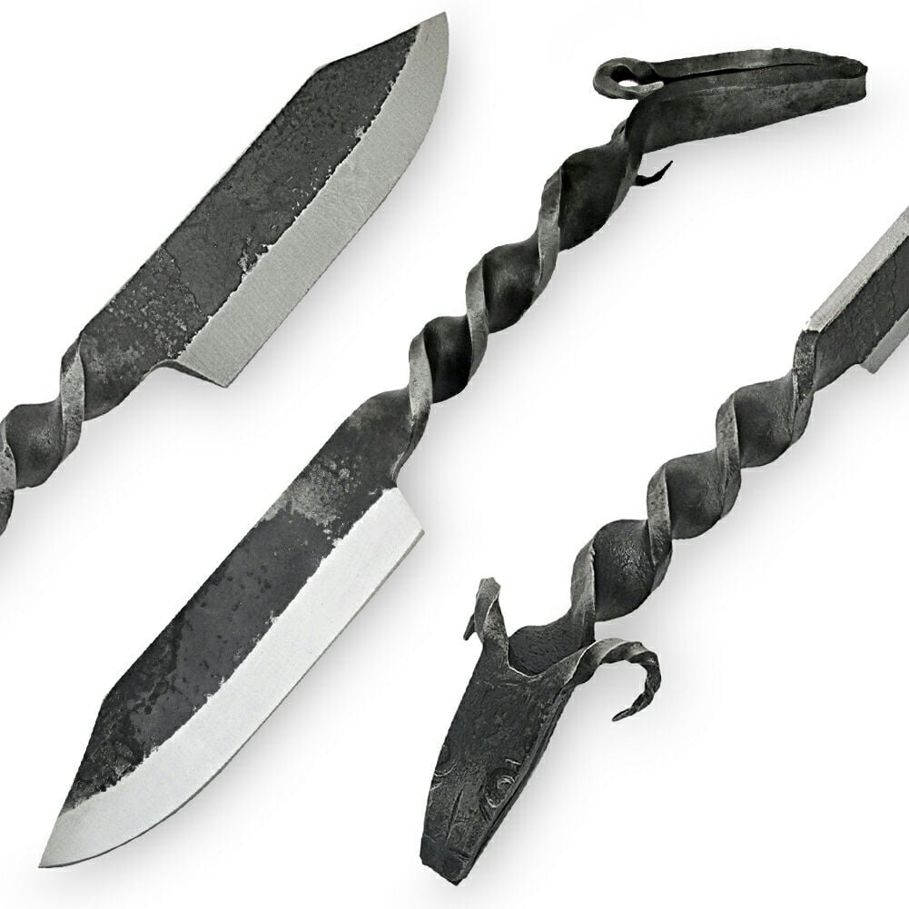 Armory Replicas Longhorn Railroad Spike Fixed Blade Knife | Hand-Forged ...