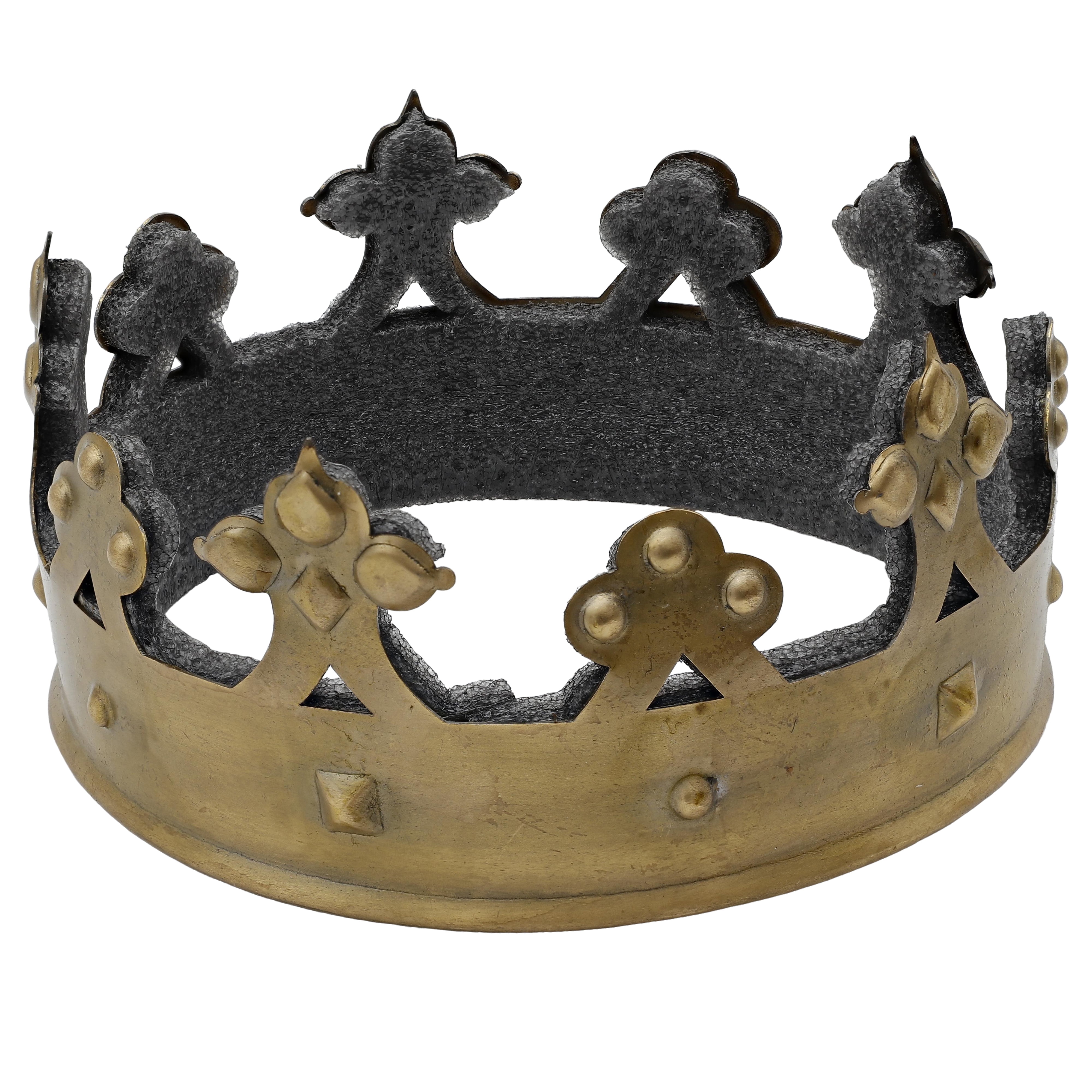 Armory Replicas Medieval Brass Plating Crown - Intricately Designed ...