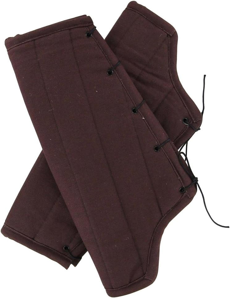 Armory Replicas Medieval Flank Attack Padded Greaves Armor: Protective ...