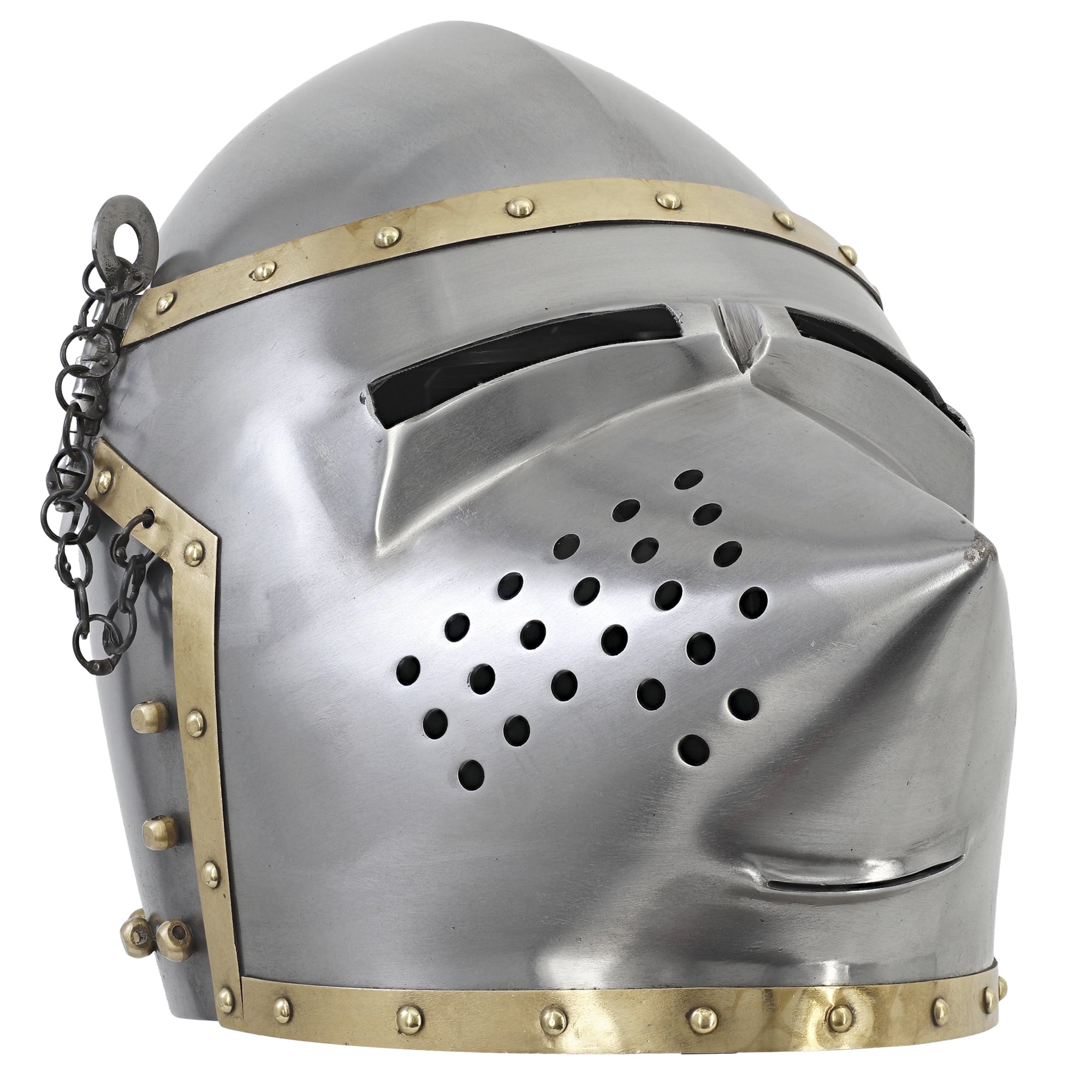 Armory Replicas Medieval Houn skull Pig face Bascinet Helmet | 18 Gauge ...