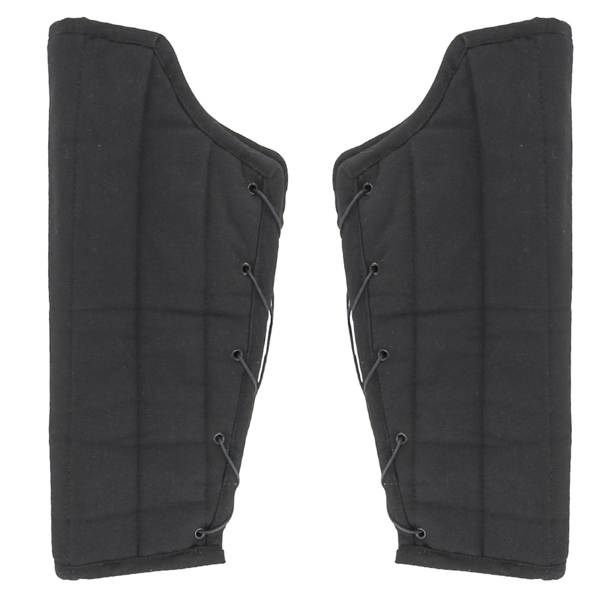 Armory Replicas Medieval Padded Greaves Armor – Ecru, Black & Brown ...