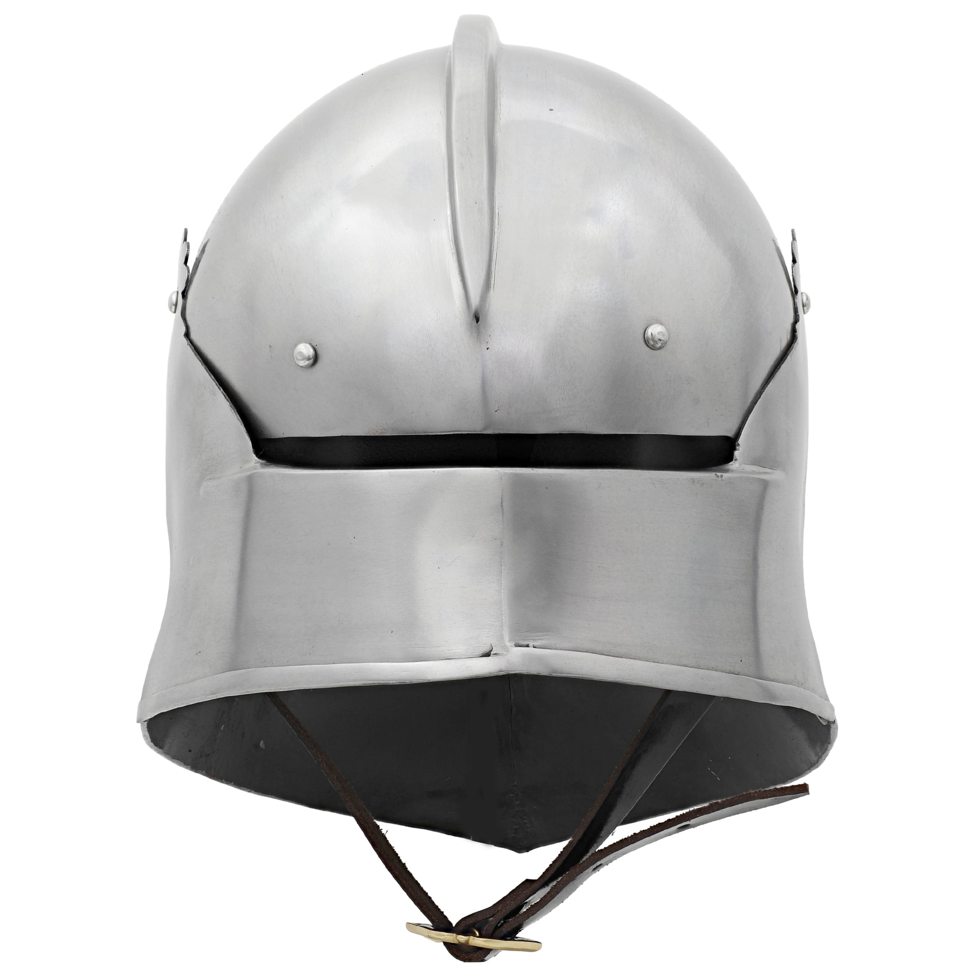 Armory Replicas Medieval Sallet Helmet – 18 Gauge Mild Steel with ...