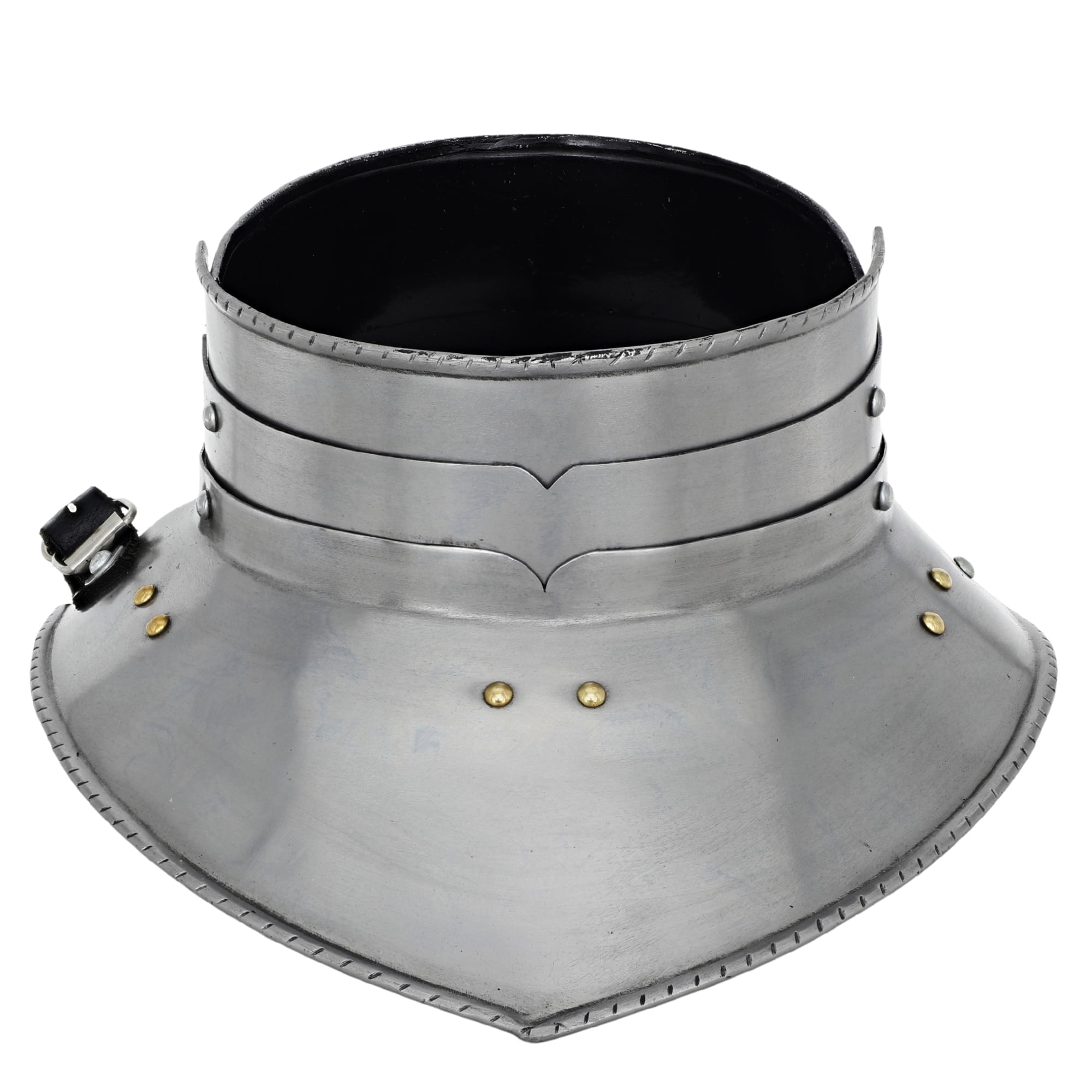 Armory Replicas Medieval Steel Plate Gorget | 18G Polished Neck Armor ...