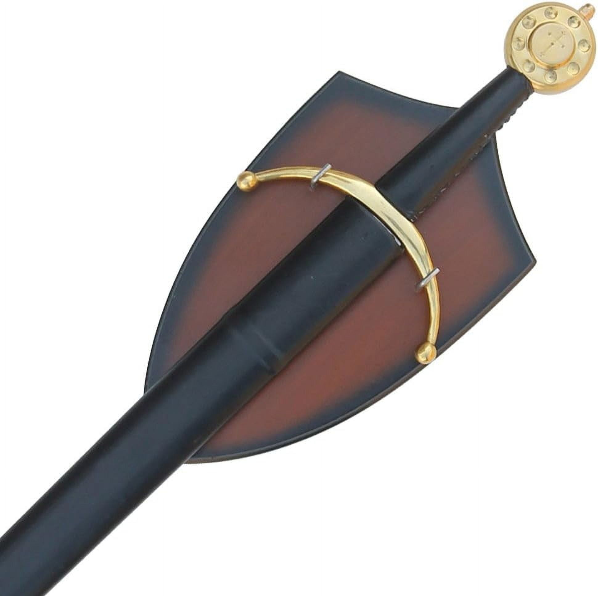 Armory Replicas Medieval Tribal Golden Wall Sword Plaque Display ...