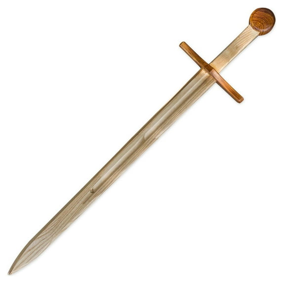 Armory Replicas Medieval Wooden Training Sword Beech Wood, Leather ...