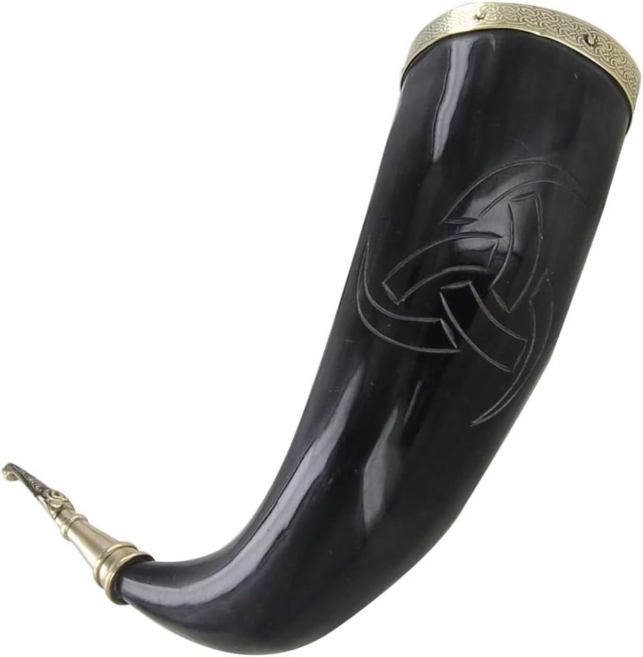 Armory Replicas Norse Horns of Odin Drinking Horn 12-15 Inches, Cow ...
