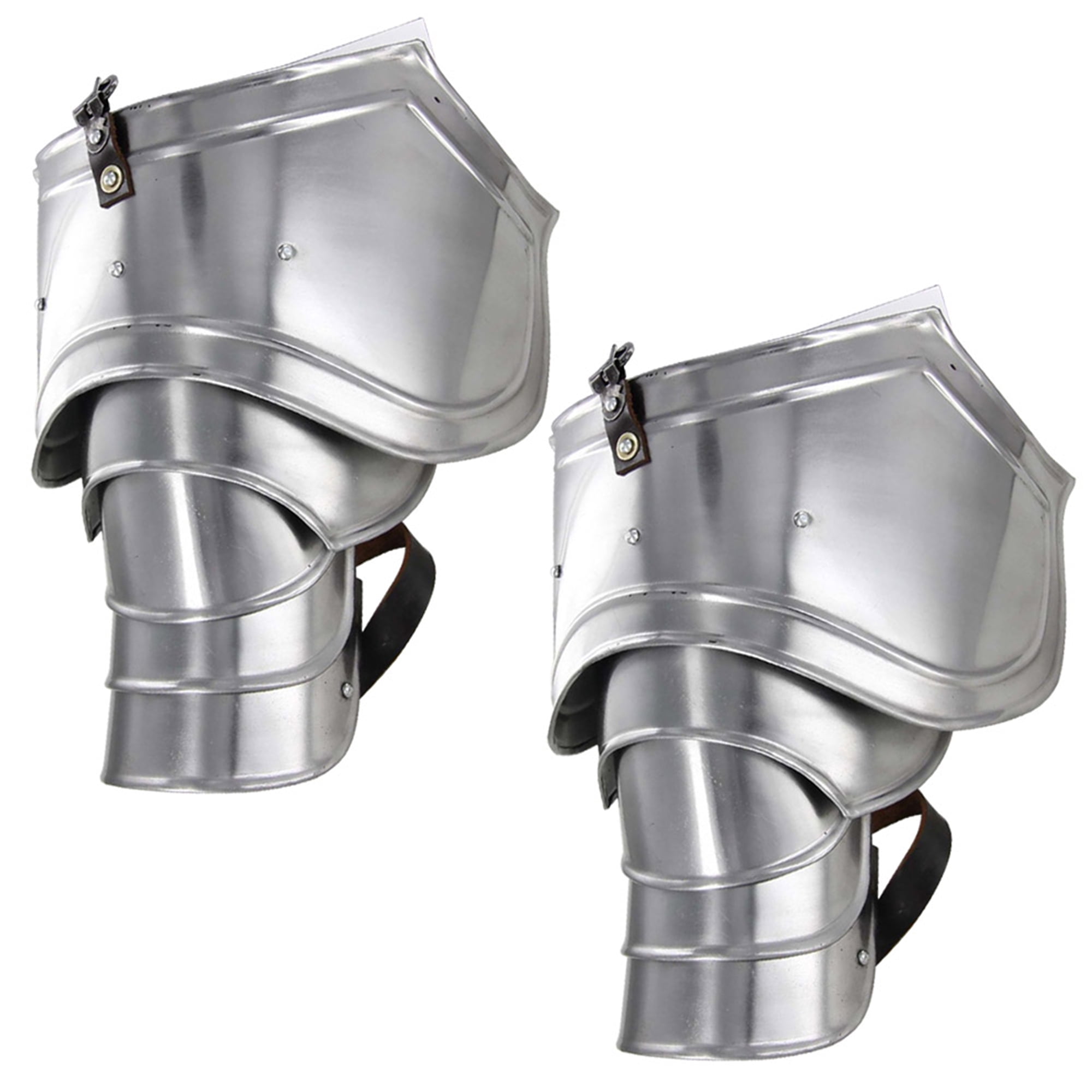 Armory Replicas Pauldron Siege Warfare Armor Set – 18G Silver Steel ...