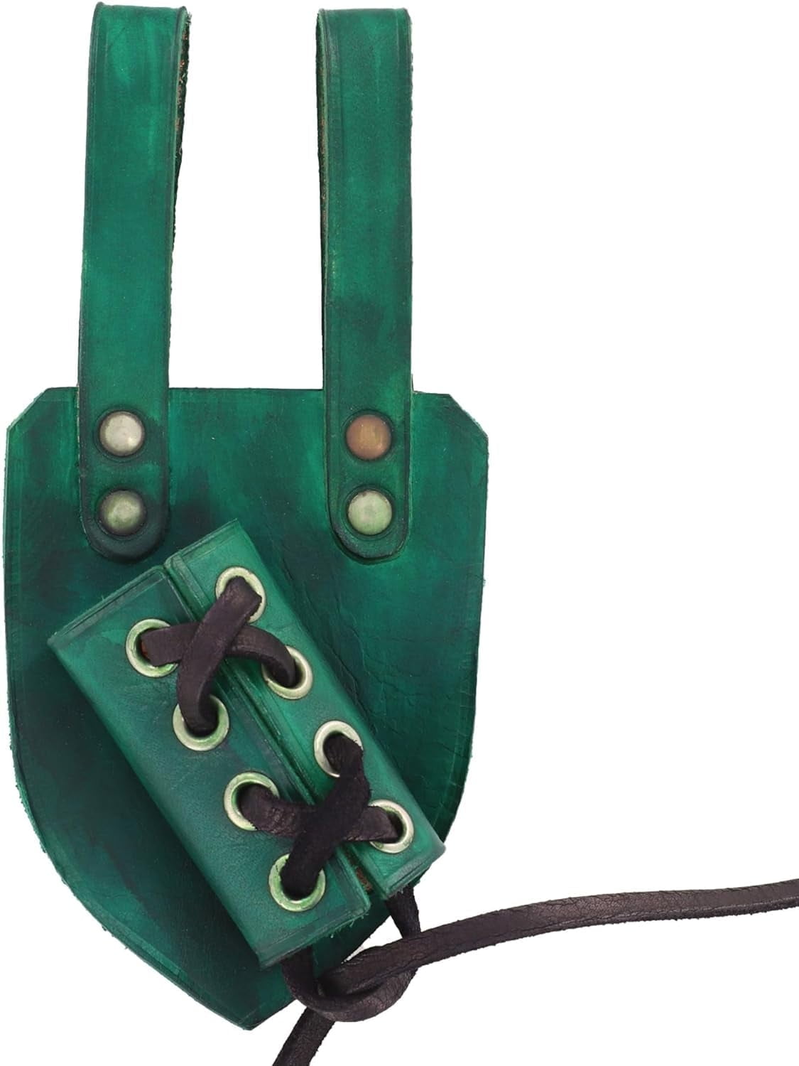 Armory Replicas Right-Handed Medieval Leather Sword & Dagger Holder: Adjustable Frog Adjustable ...