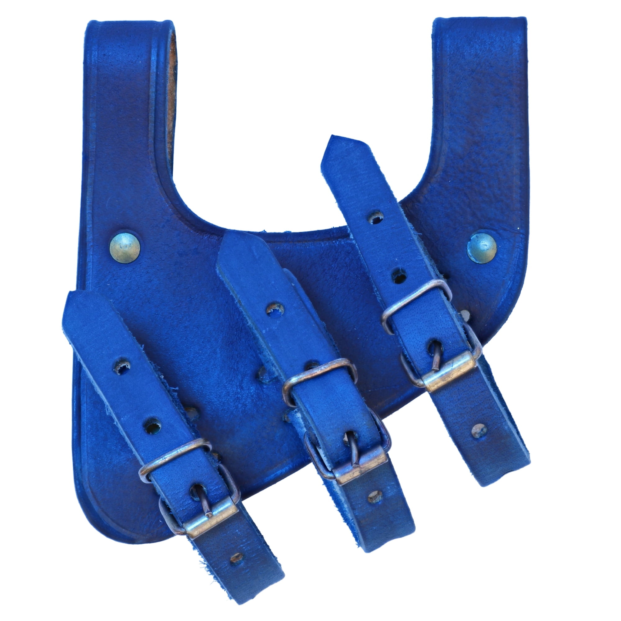 Armory Replicas Skilled Dueler Blue Leather 3-Strap Left-Handed ...