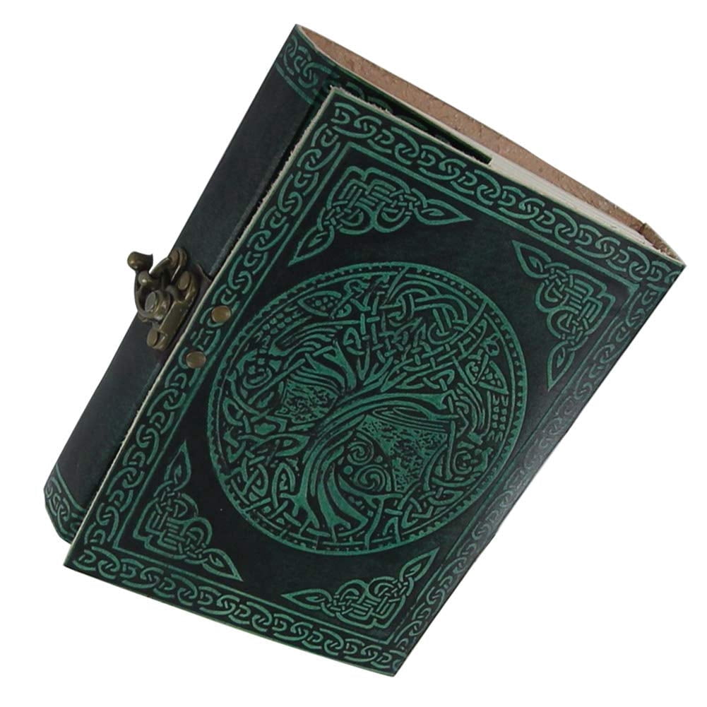 Armory Replicas Tree of Life Handmade Leather Journal | Embossed Celtic ...