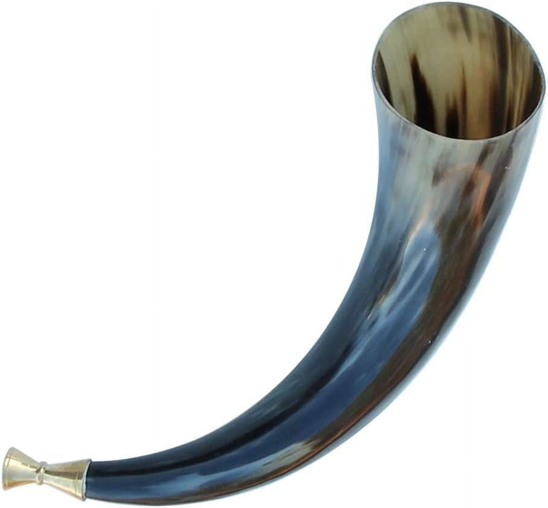Armory Replicas Viking Blowing Horn: Handmade Cow Bovine Gjallarhorn ...
