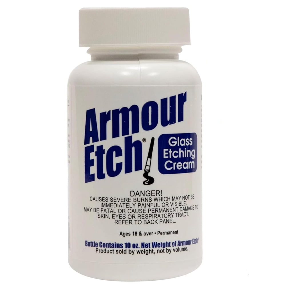 Armour Glass Etching Cream 10oz. - Walmart.com