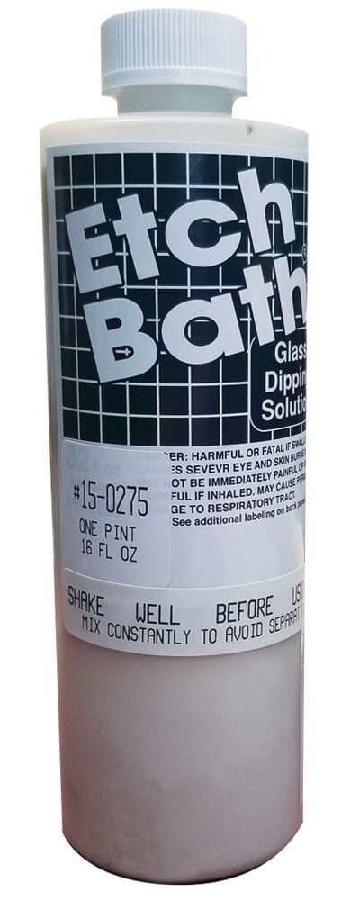 Armour Etch Bath Glass Dipping Solution ~ 16 oz one pint - Walmart.com