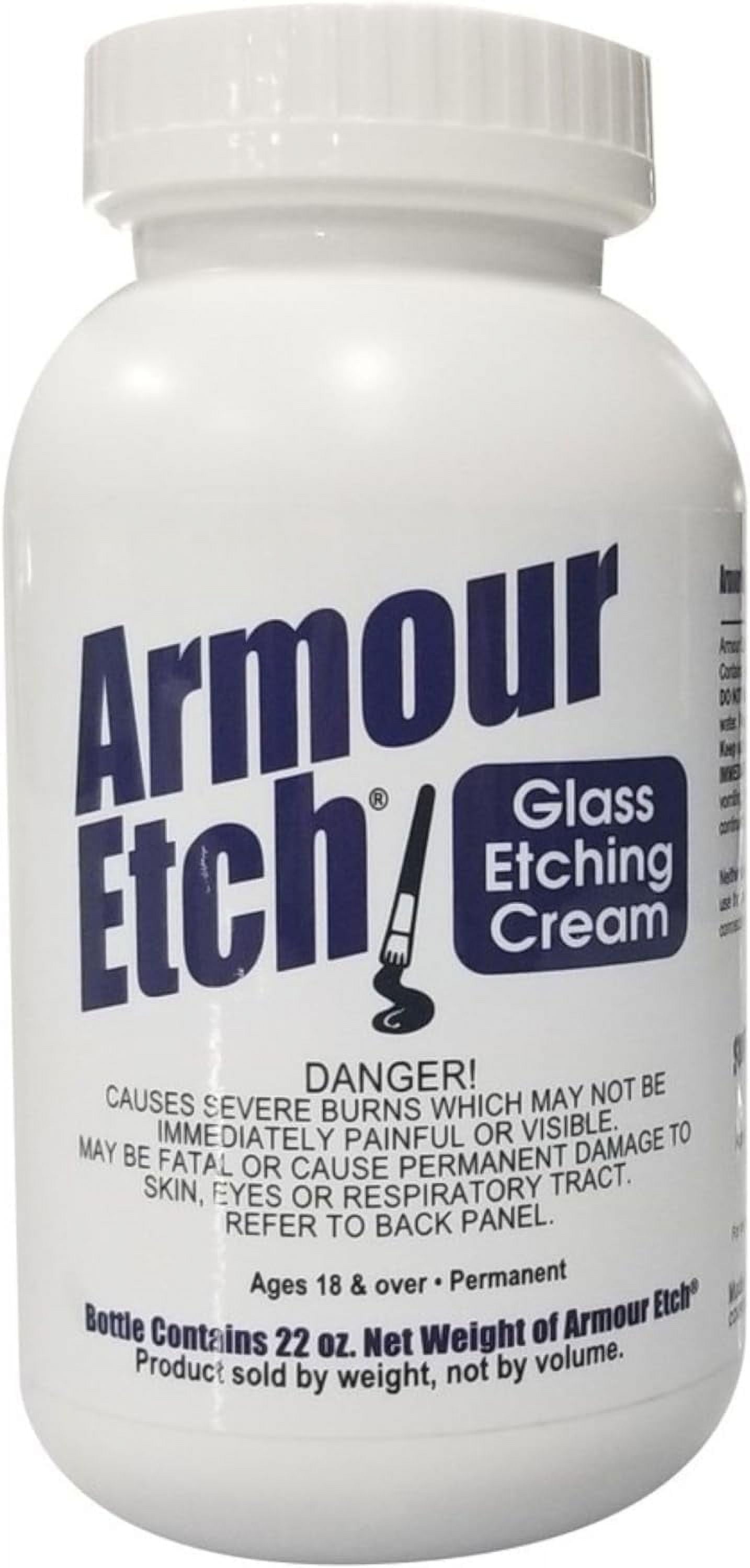 Armour Etch Glass Etching Cream Create Stunning Designs On Glass Surfaces Etching Cream For