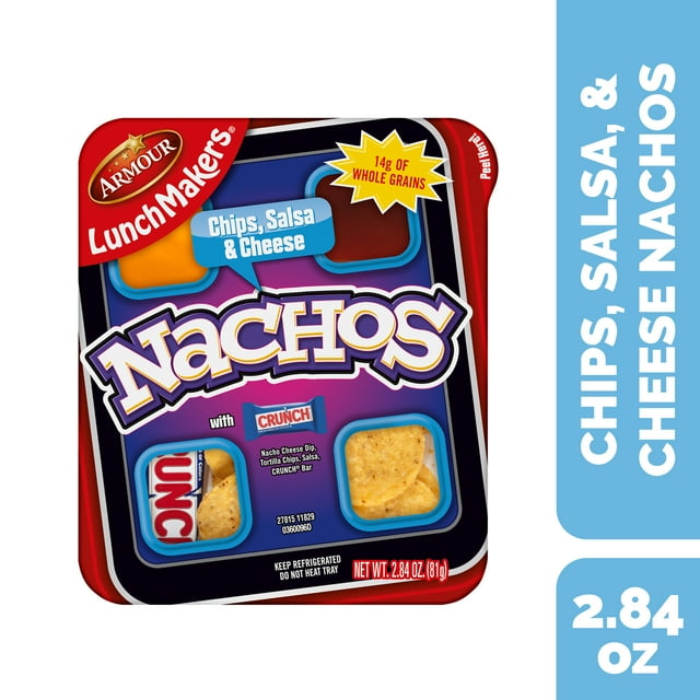 Armour Prepackaged LunchMakers Nachos Kit with Nerds, Gluten Free, 2.9 ...