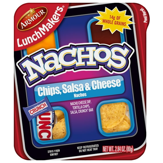 Armour Prepackaged LunchMakers Nachos Kit with Nerds, Gluten Free, 2.9 ...
