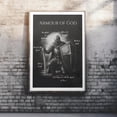 Armour Of God, Knight Wall Art, Men Faith Poster, Christian Home Decor ...