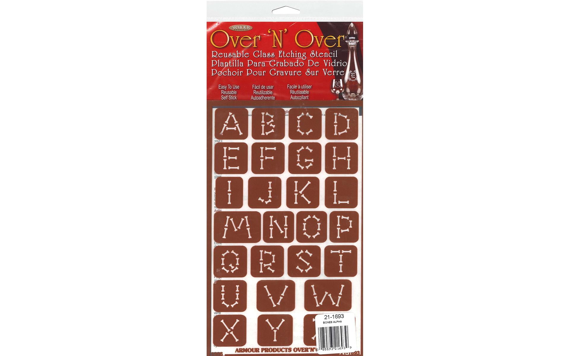 Armour Over N Over Stencil Bones Alpha - Walmart.com