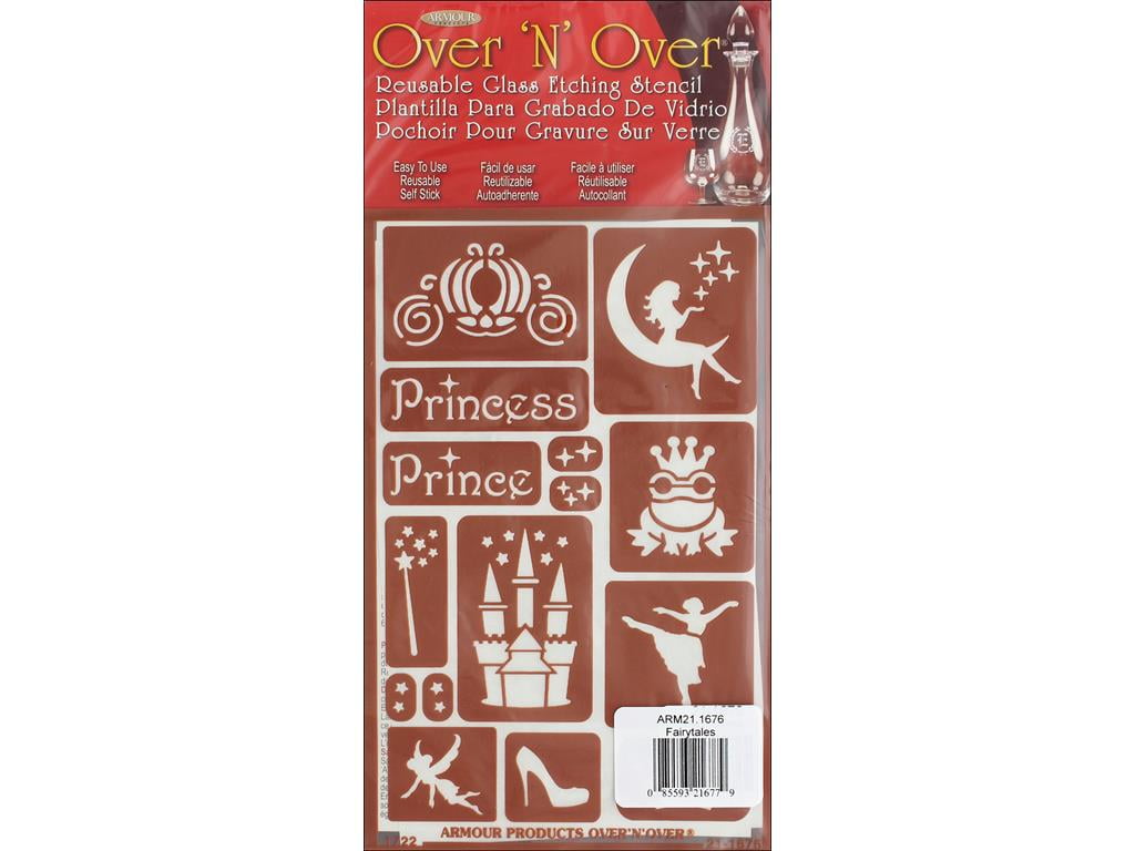 Armour Over N Over Stencil Fairytales - Walmart.com