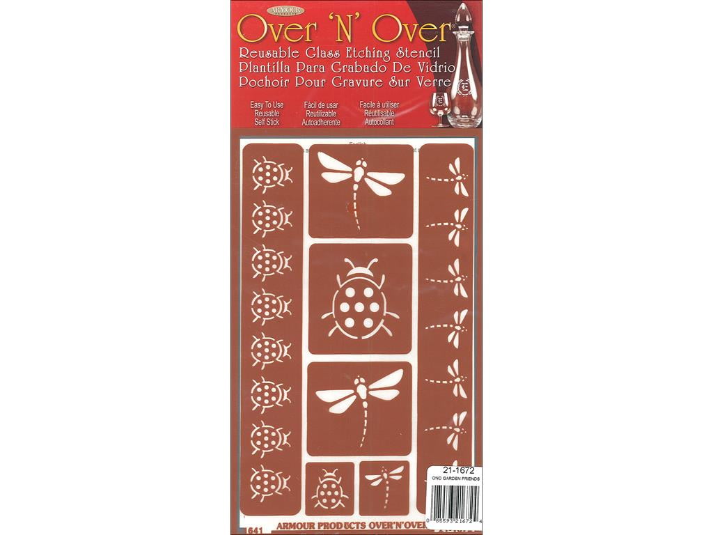 Armour Over N Over Stencil Garden Friends - Walmart.com