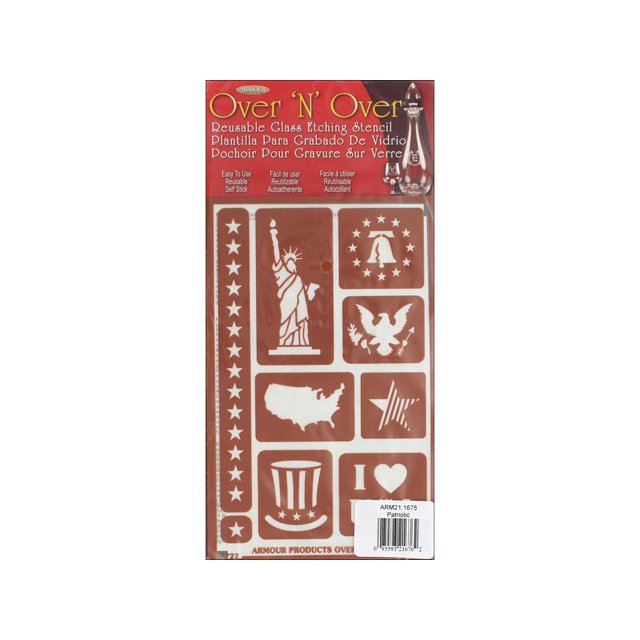 Armour Over N Over Stencil Patriotic - Walmart.com