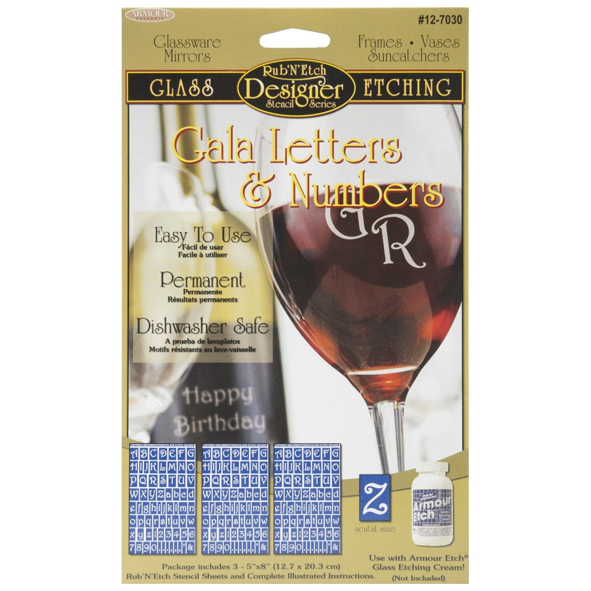 Armour Products Gala Letters & Numbers - Walmart.com