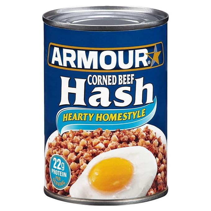 Armour Star Corned Beef Hash, Hearty Homestyle, Canned Food, 14 oz ...