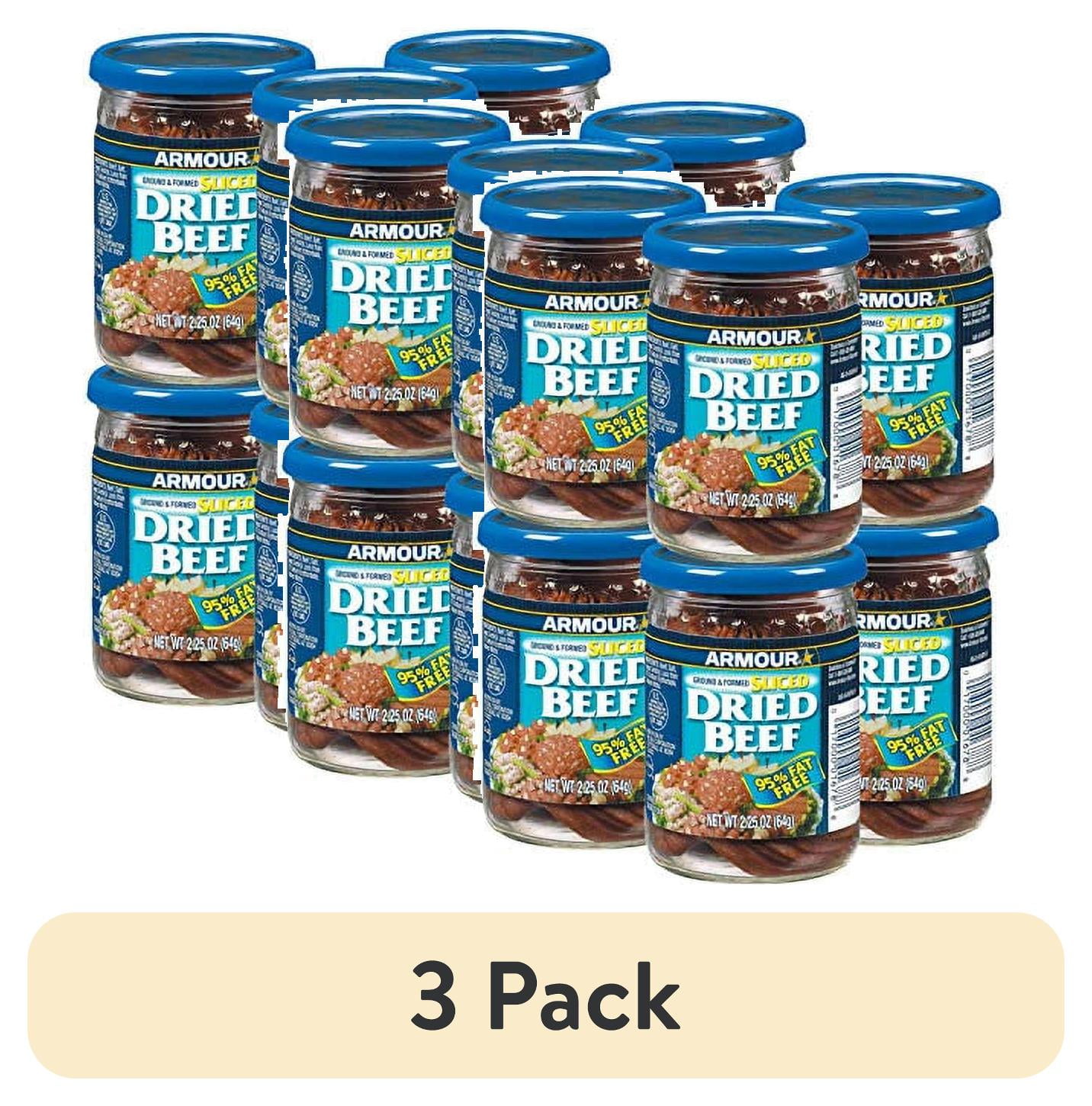 (3 pack) Armour Star Sliced Dried Beef, Jarred Meat, 2.25 OZ | 6 Count ...