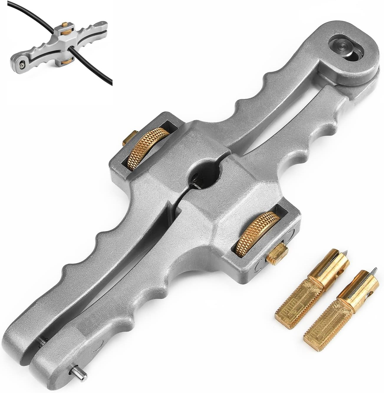 Armoured Fiber Optic Cable Stripper With Adjustable Cutting Depth Wire ...