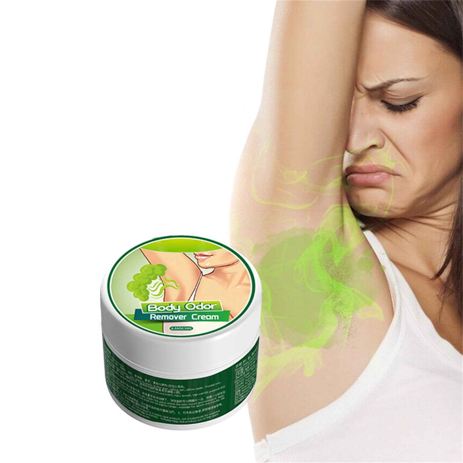 Armpit Odor Cream Body Natural Is Completely Fresh Vegan and Internal Suitable for Areas Under ...