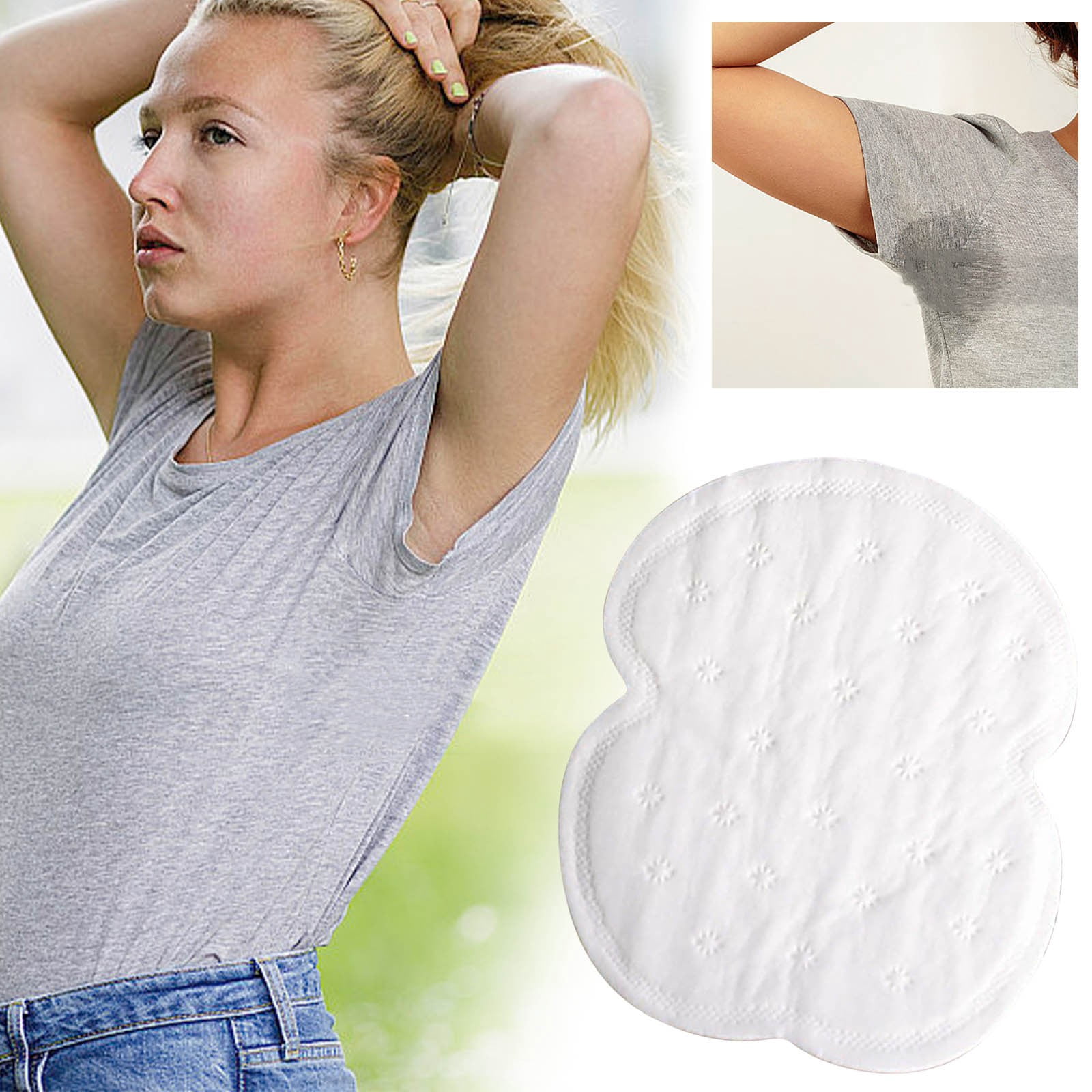 Armpit Sweat Absorbent Pad Armpit Antiperspirant Pad Weapon Female ...