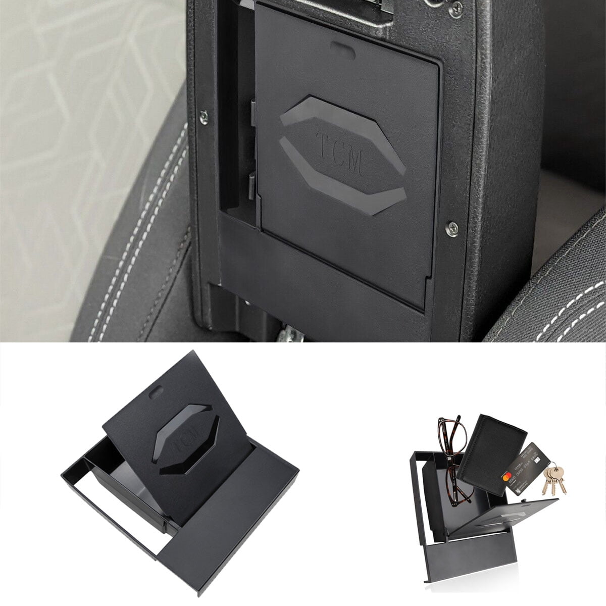 Armrest Center Hidden Storage Box for Toyota Tacoma 2016-2023 ...