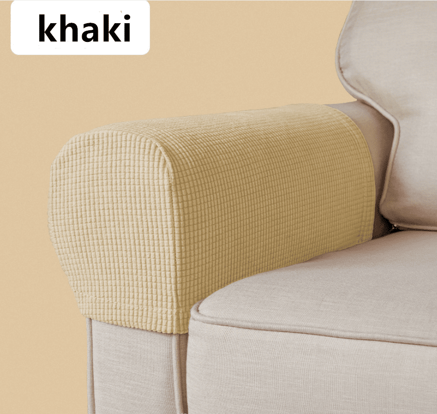 Armrest Chair Covers, Set of 2 Stretch Armchair Covers for Arms，Soft ...