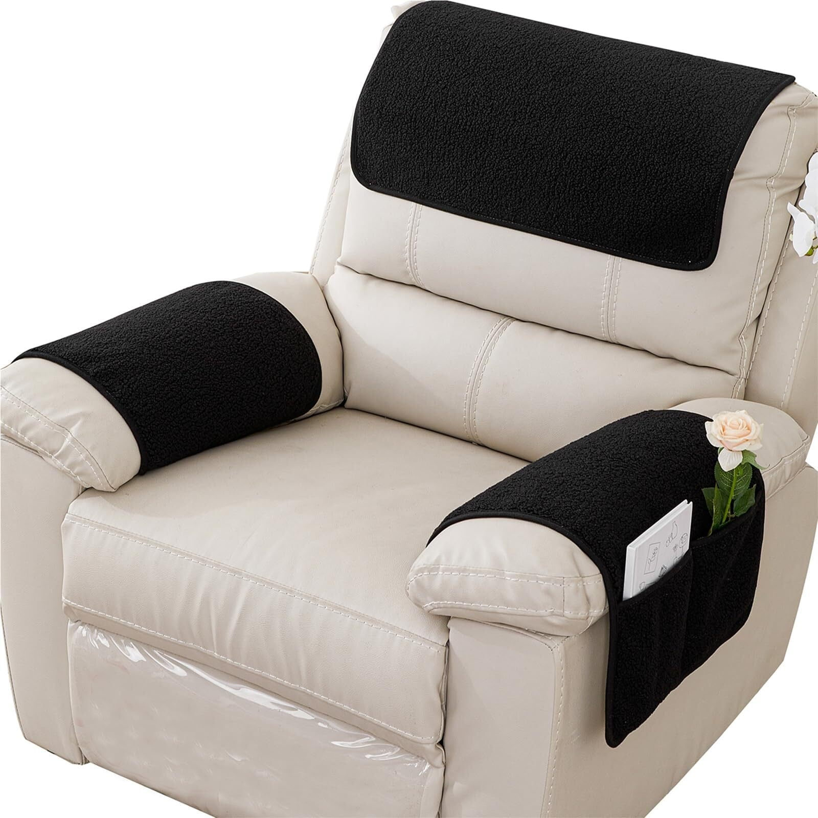 Armrest Cover, Recliner Chair Protector, Furniture Protector Slip, Side ...