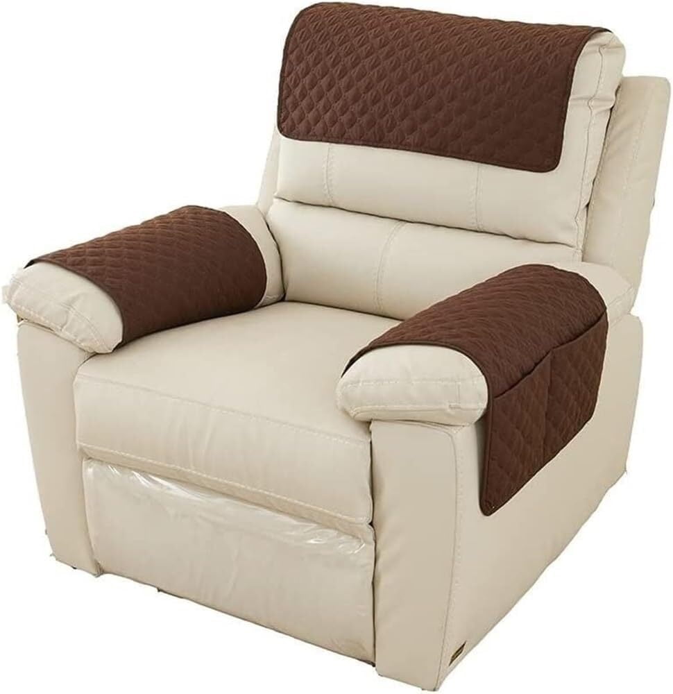 Armrest Covers Armchair Slipcover, Couch Arm Covers Recliner Covers ...