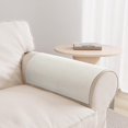 Armrest Covers Set of 2 - Textured Linen Blended, Pet-Proof Easy Fit ...
