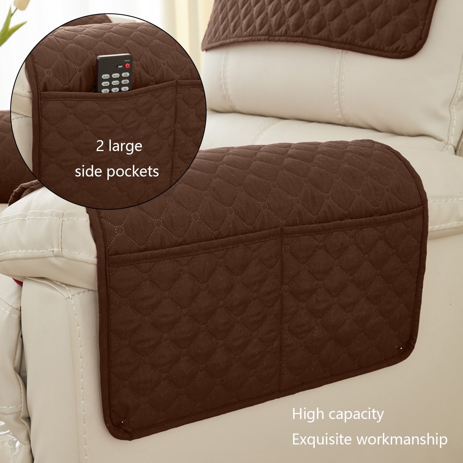 Armrest Covers for Sofa Recliner Chair Covers Chair Couch Arm Covers ...
