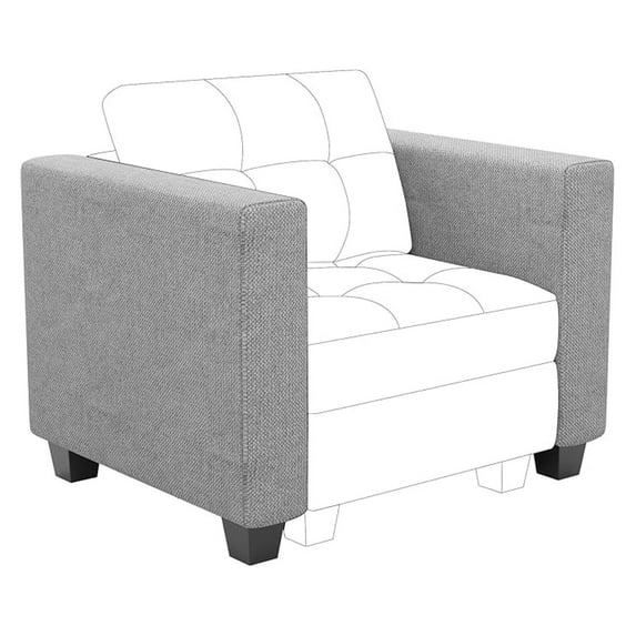 Armrest Module for Modular Sectional Sofa Couch Side Armrest for ...