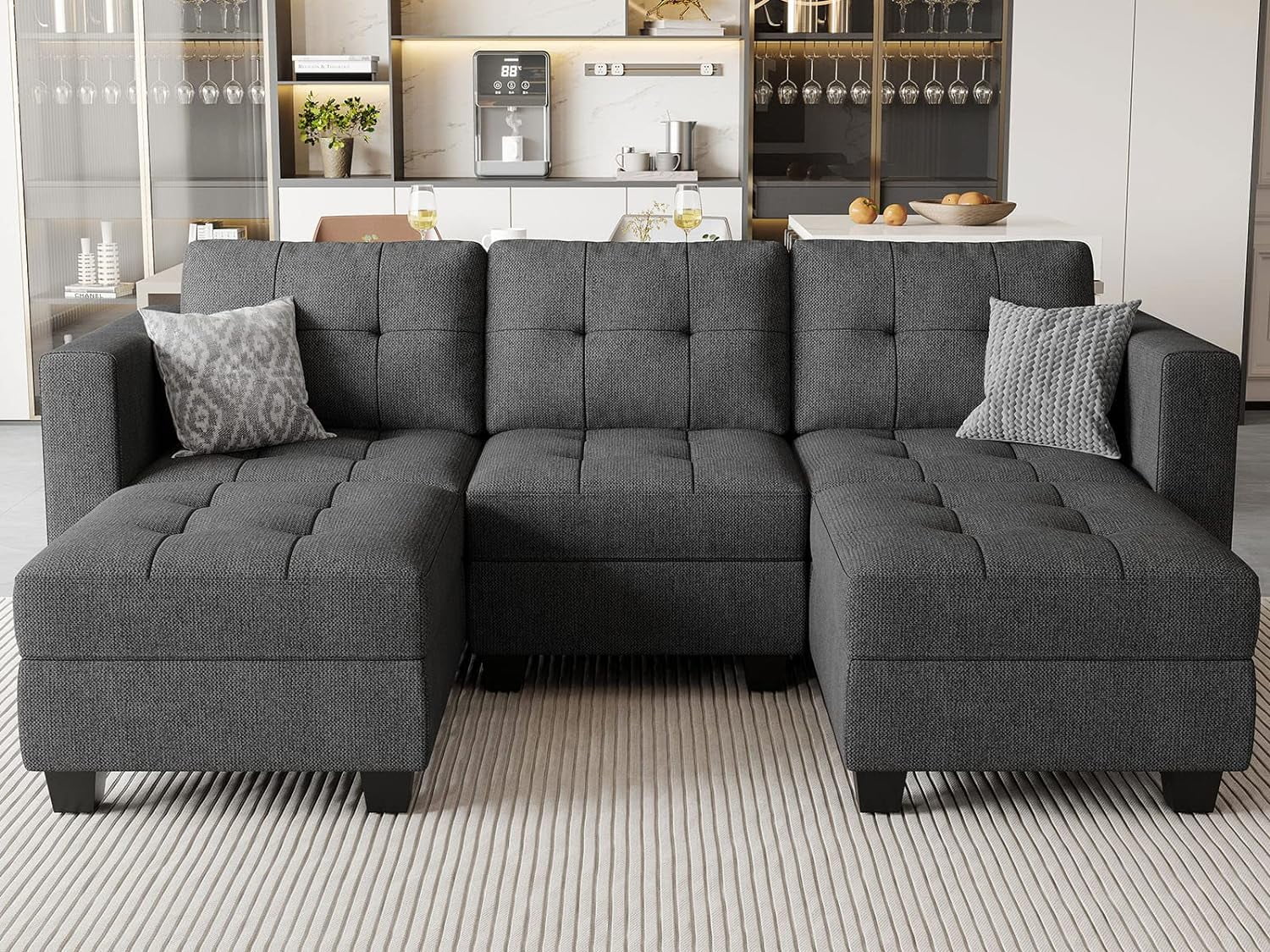 Armrest Module for Modular Sectional Sofa Couch, Side Armrest for ...