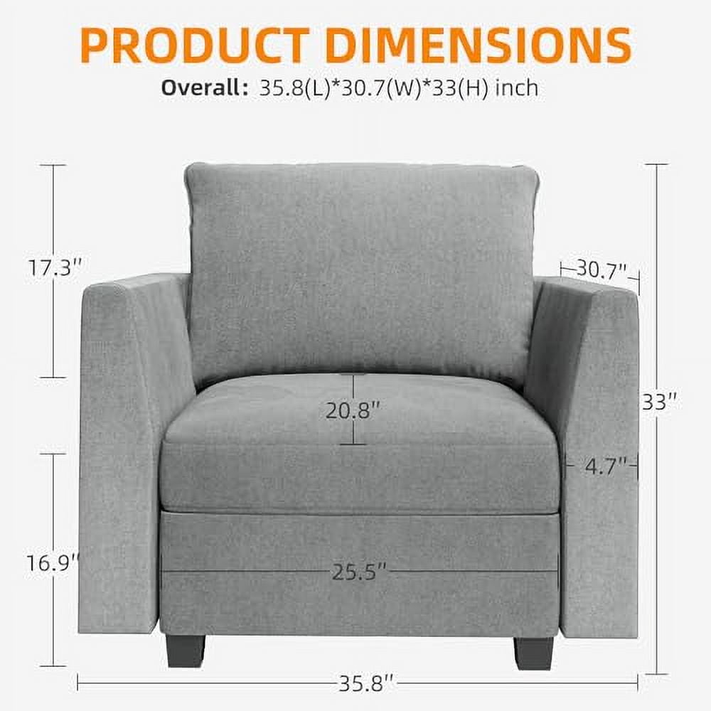 Armrest Module for Modular Sofa Sectional Couch,One Pair of Left and ...