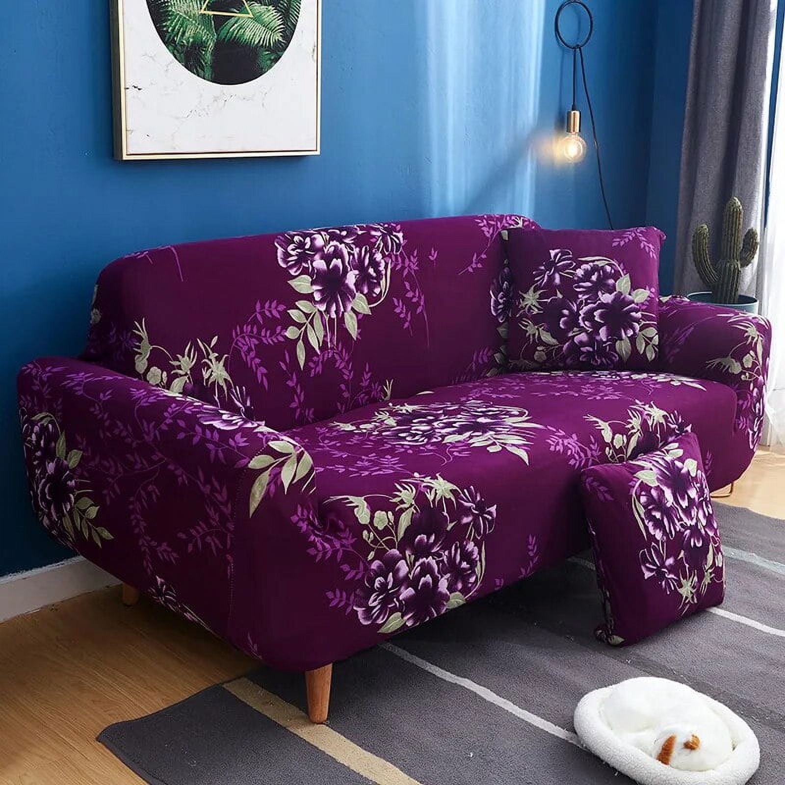 Armrest Sofa Cover with Full CoverageElastic Grip AntiSlipSofa Towel ...