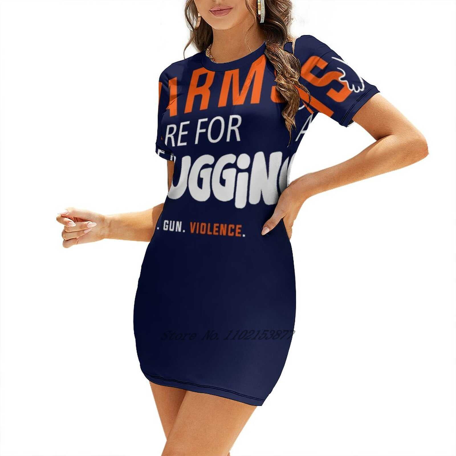 Arms Are For Hugging End Gun Violence Loose Pocket Dress Women Casual ...